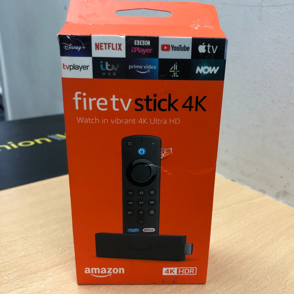 New Amazon Fire Stick 4K Ultra HD Firestick TV Streaming Alexa Voice ...